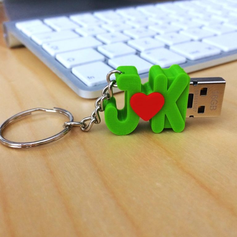 USB Flash Drive with Initials for Couples | Layerica